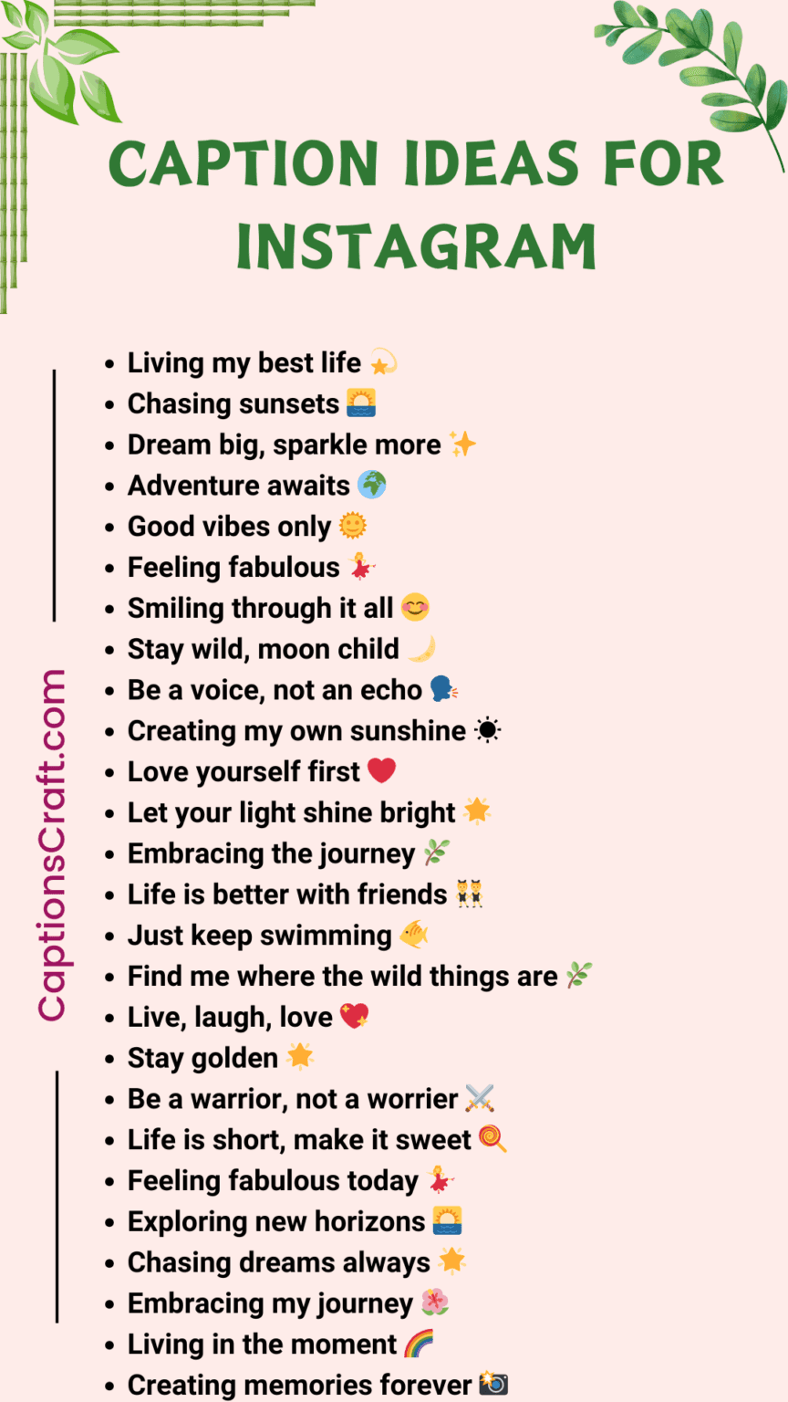 200+ Caption Ideas For Instagram To Perfect Your Posts