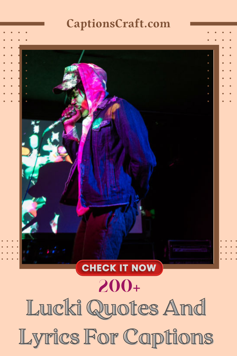 200+ Lucki Quotes And Lyrics For Instagram Captions That Will Make Your ...